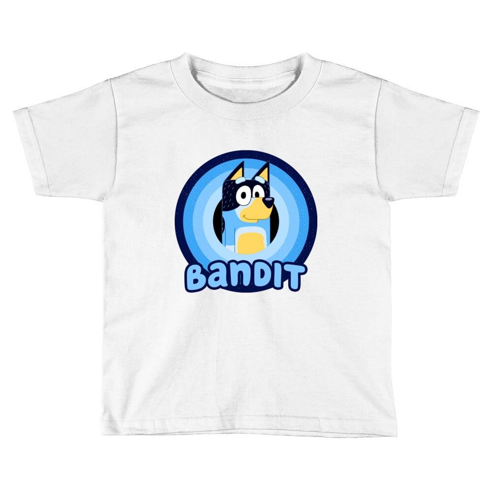 Bandit Circle Style Toddler T Shirt Bluey Friends Tees, Bluey Oh ...