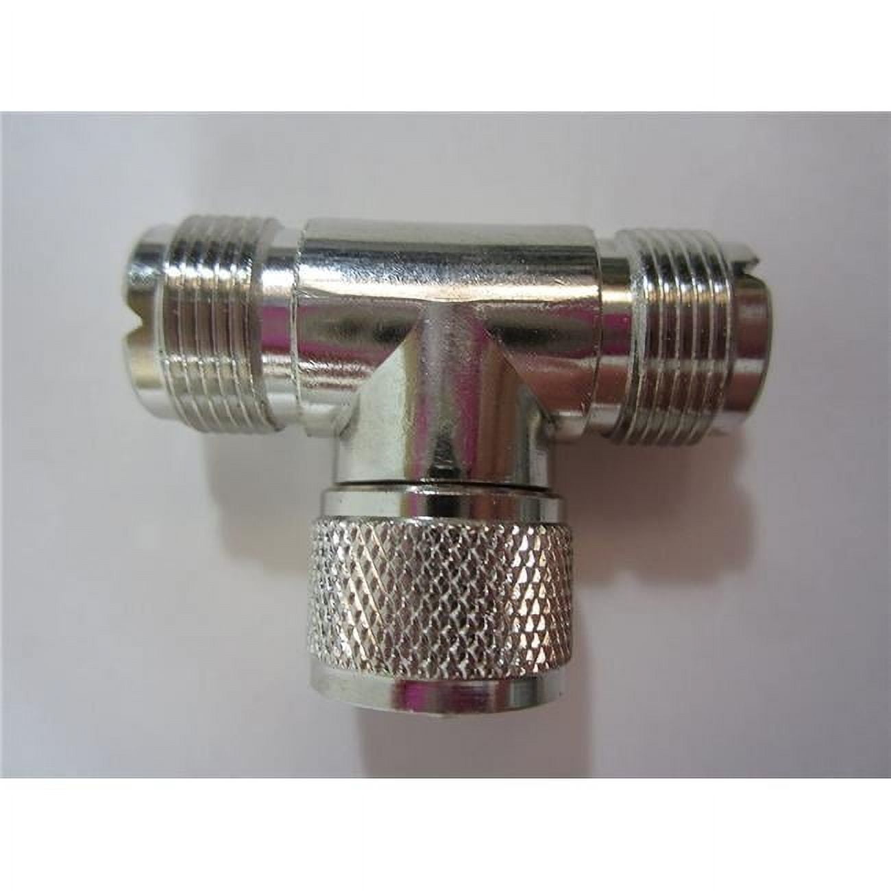 Bandit Dual Cable T Connector - PL-259 to SO-239 - Walmart.com