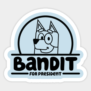 Bandit Heeler Sticker Bluey Stickers For Kids, Bluey Stickers Party ...