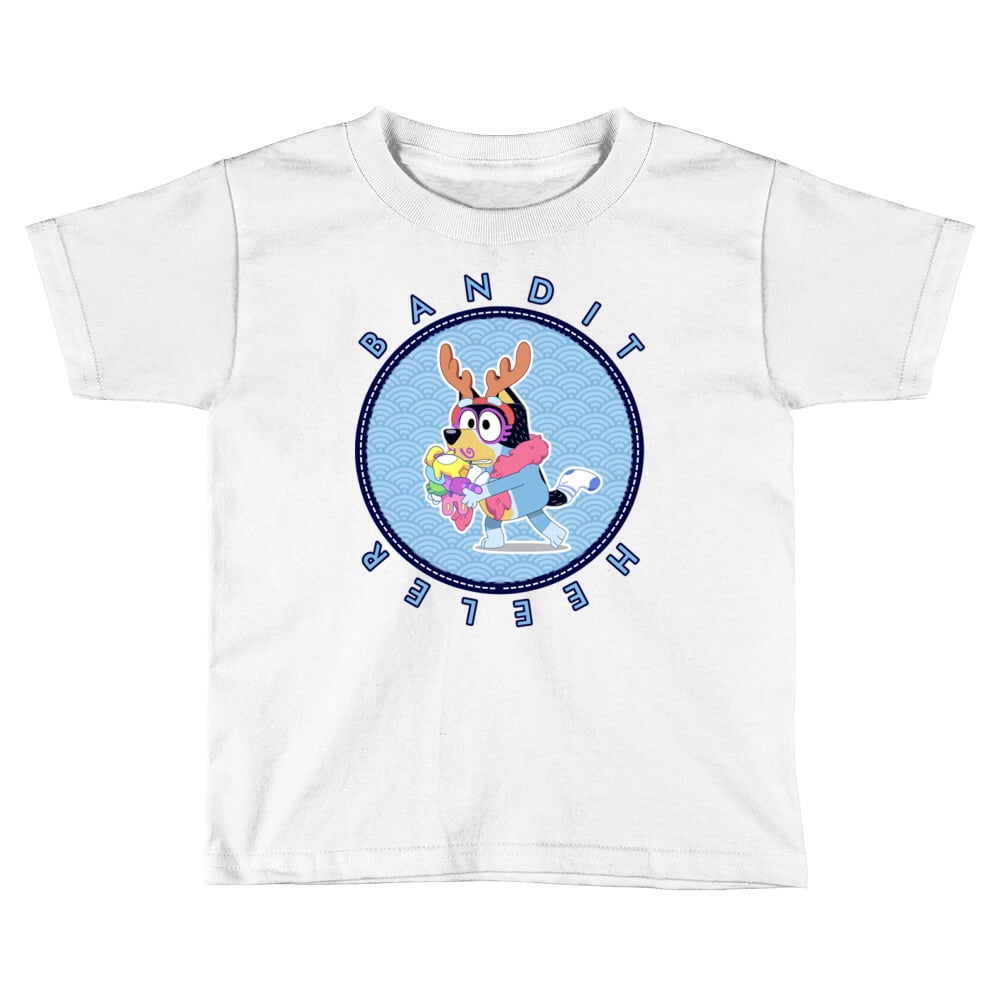 Bandit Heeler Toddler T Shirt Bluey And Bingo Tee, Trending Bluey Tee ...
