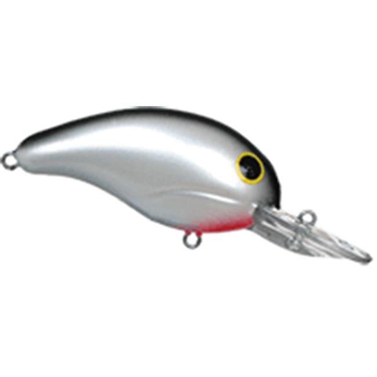 Bandit Lures Bandit Deep Diver - 0.25 - Pearl-Black Back - Walmart.com