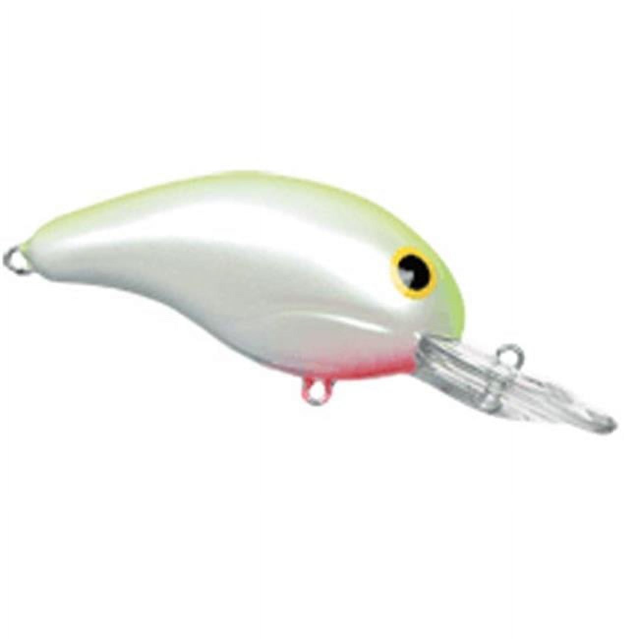 Bandit Lures Bandit Mid Range - 0.25 - Pearl-Chartreuse Back - Walmart.com