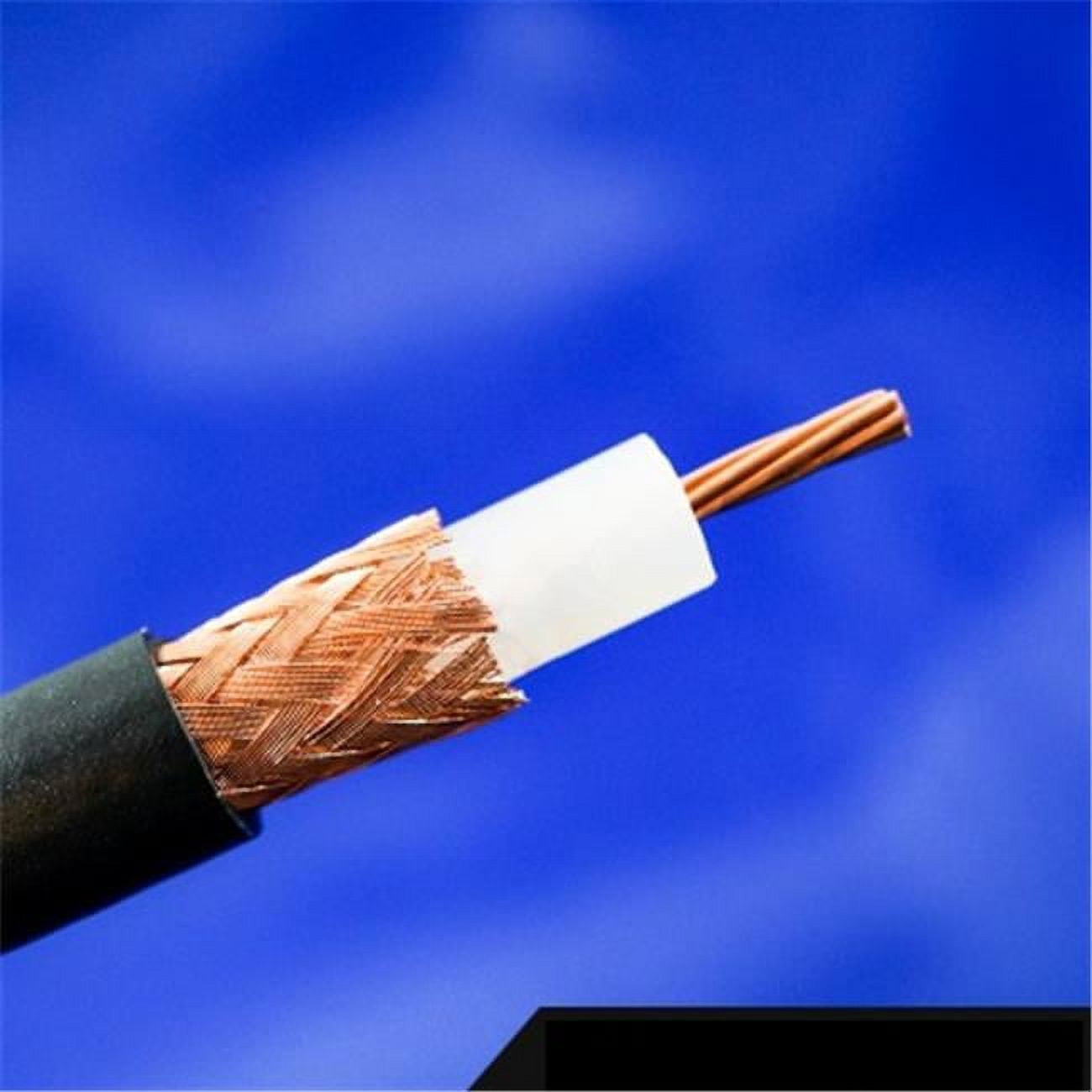 Bandit Workman 95 Percent Shield 500 ft. Spool Coax Cable, Black ...