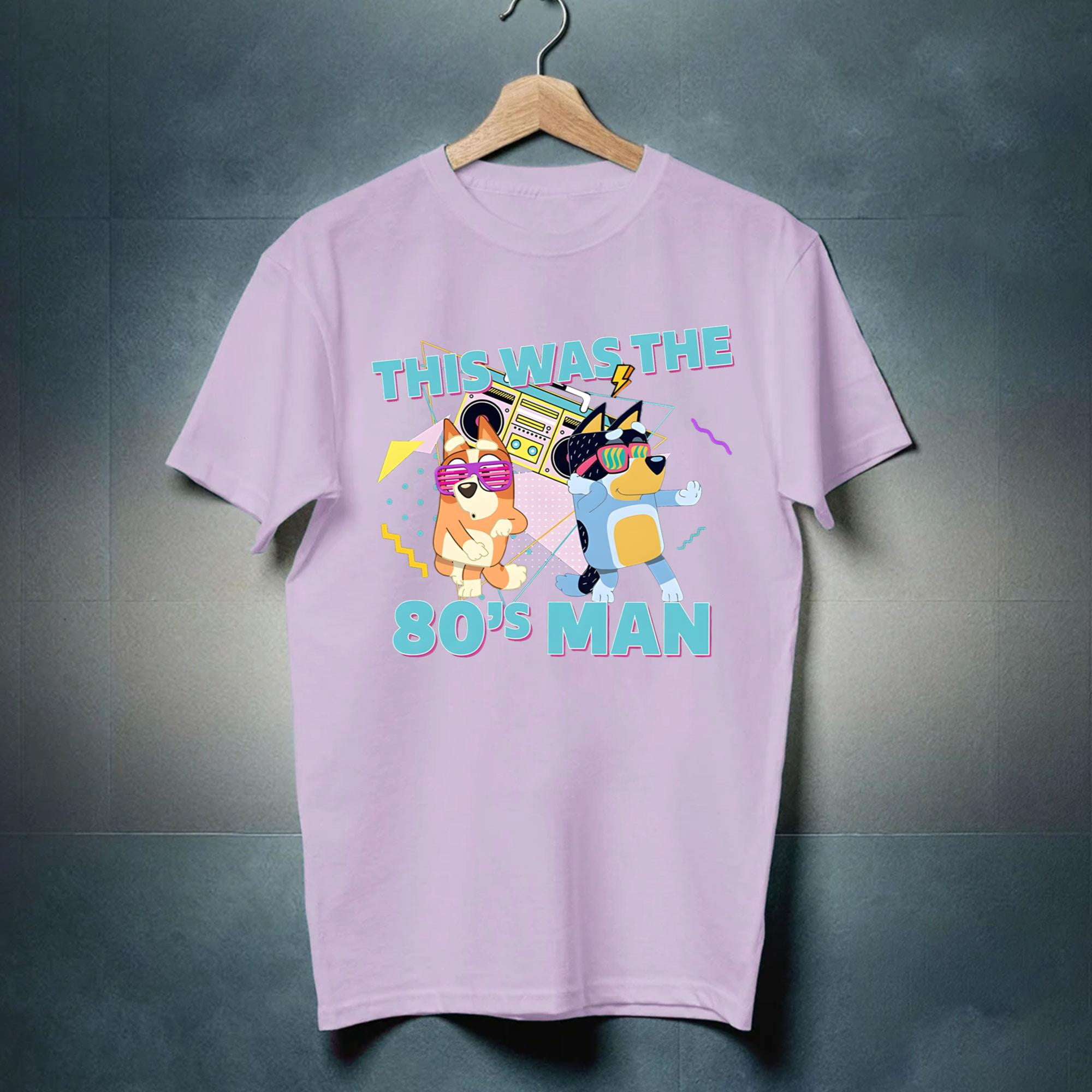Bandit and Bingo - This Was The 80s Man Black Colors Shirt-TH52624 ...