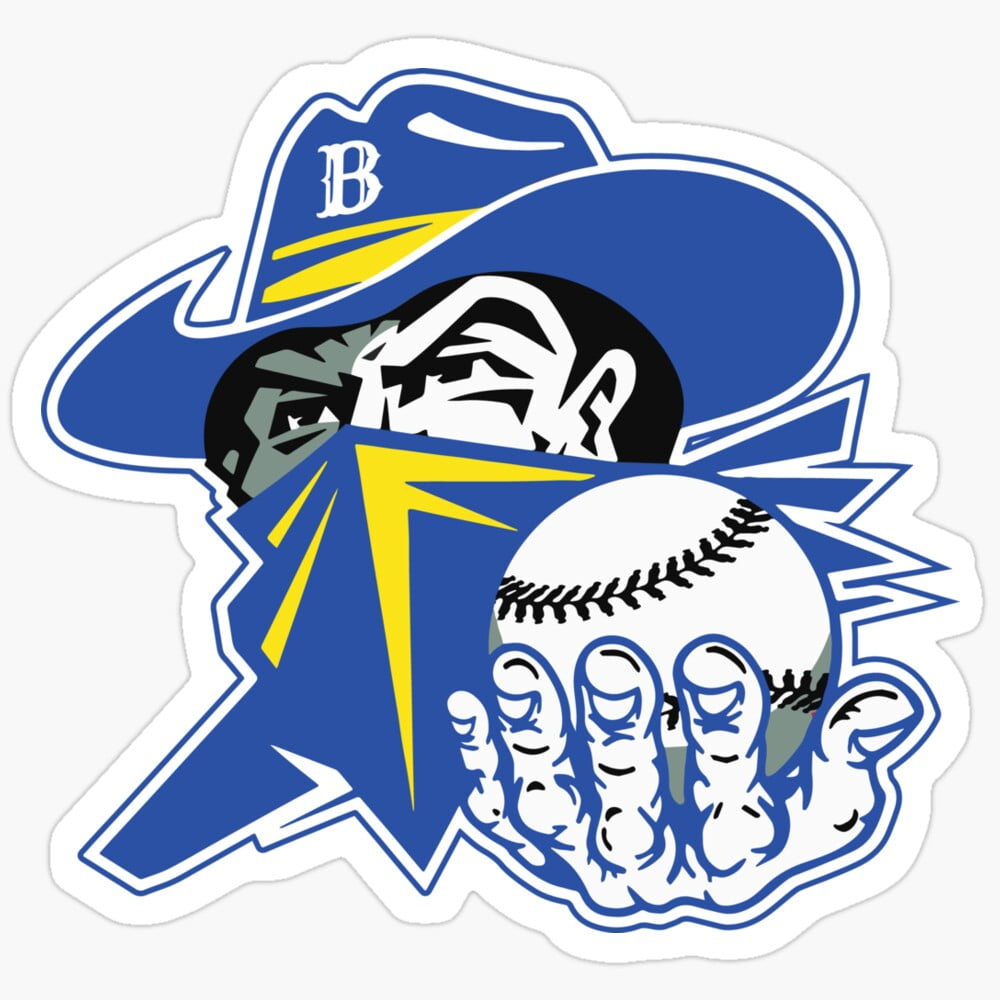 Bandits Baseball Team Logo Sticker Baseball Sticker, Football Sticker ...