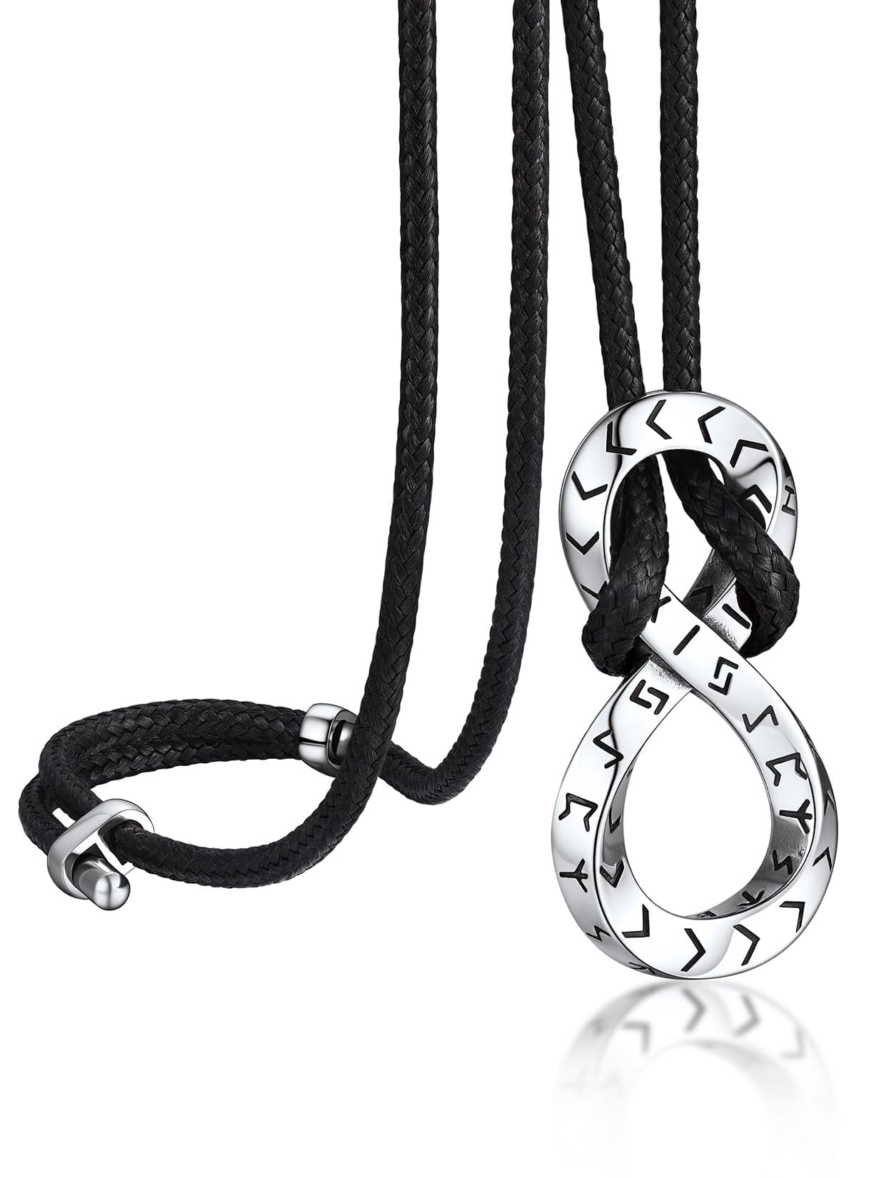 Bandmax Viking Runes Pendant Necklace for Men Women Infinity Knot ...