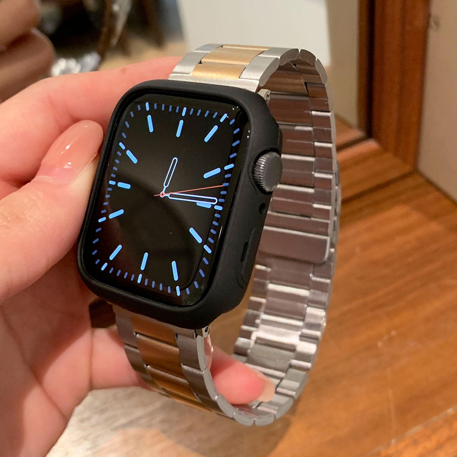 Bands Compatible with Apple Watch 38/40/41/42mm(S10), Stainless Steel ...
