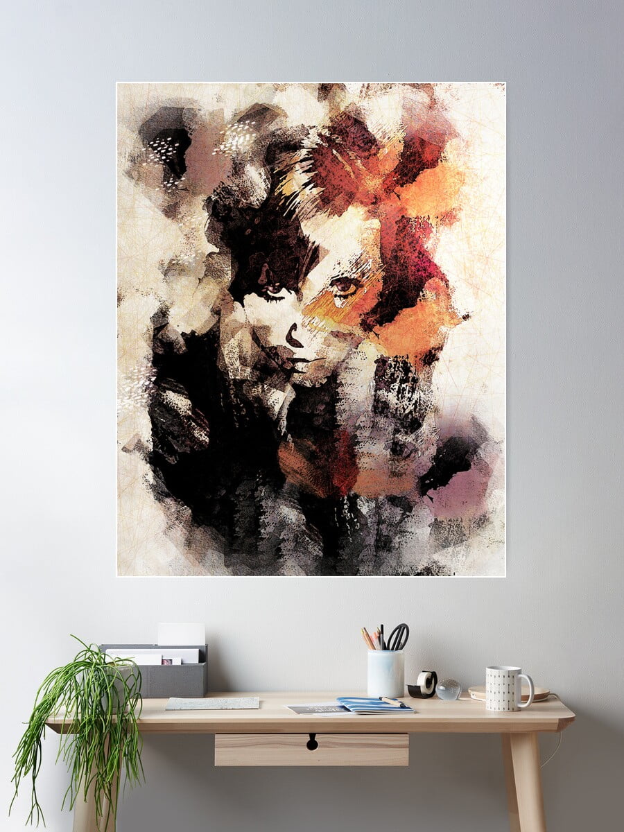 Bandwagon Abstract Portrait Poster Wall Art, Modern Wall Decor For Living Room Bedroom, 24x36 ...