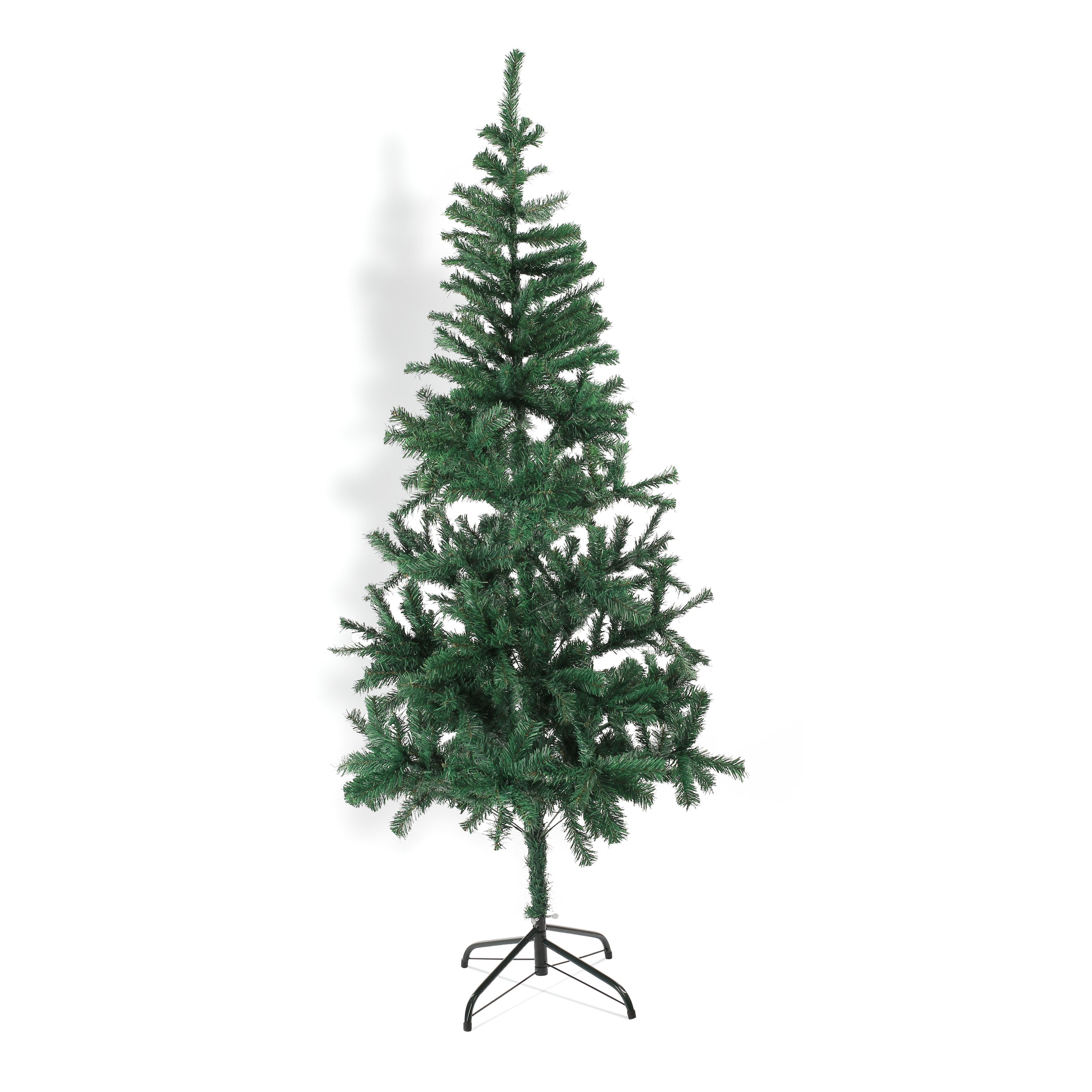 Baner Garden 6' Classic Artificial Pencil PVC Pine Christmas Tree with ...