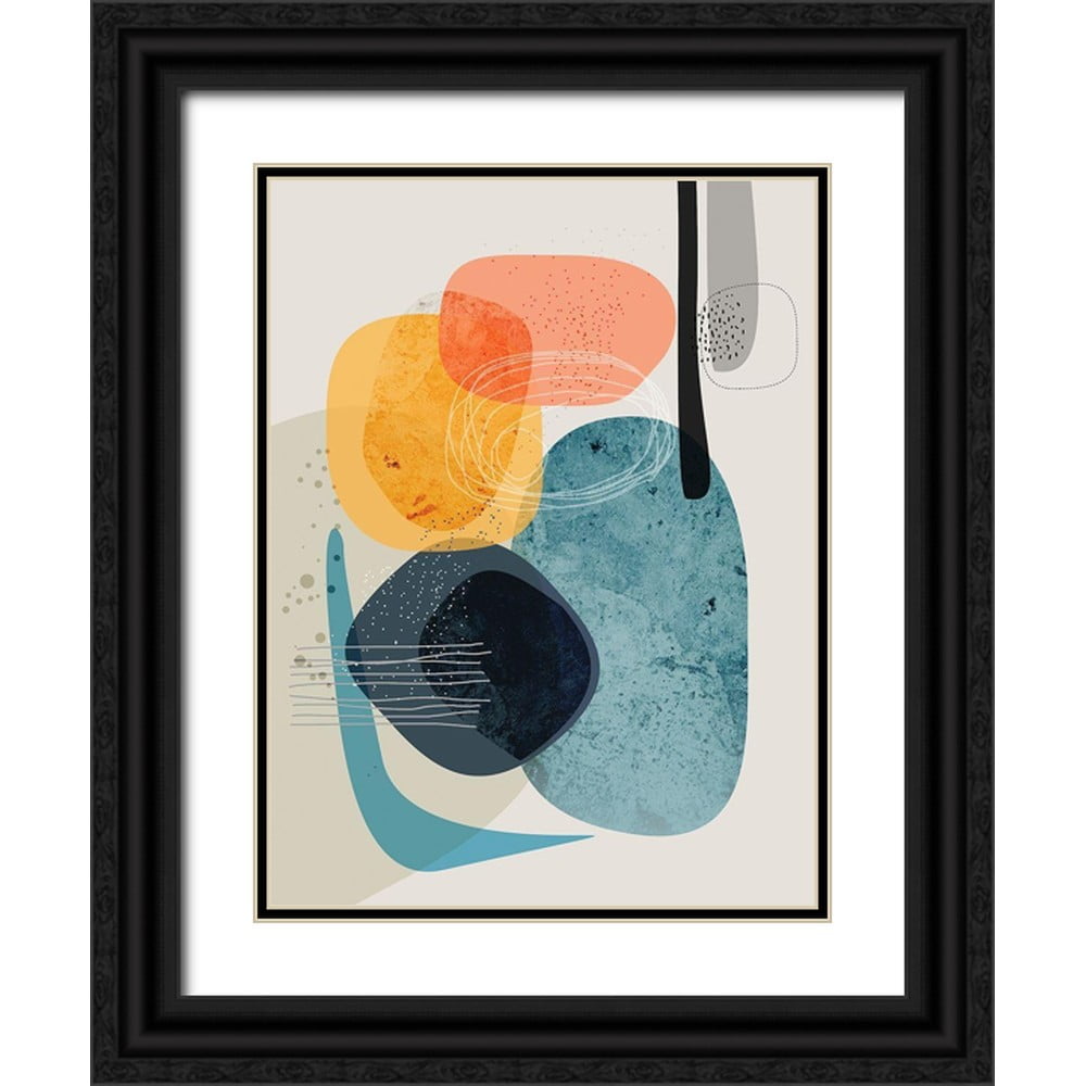 Banerjee, Ishita 12x14 Black Ornate Wood Framed with Double Matting ...