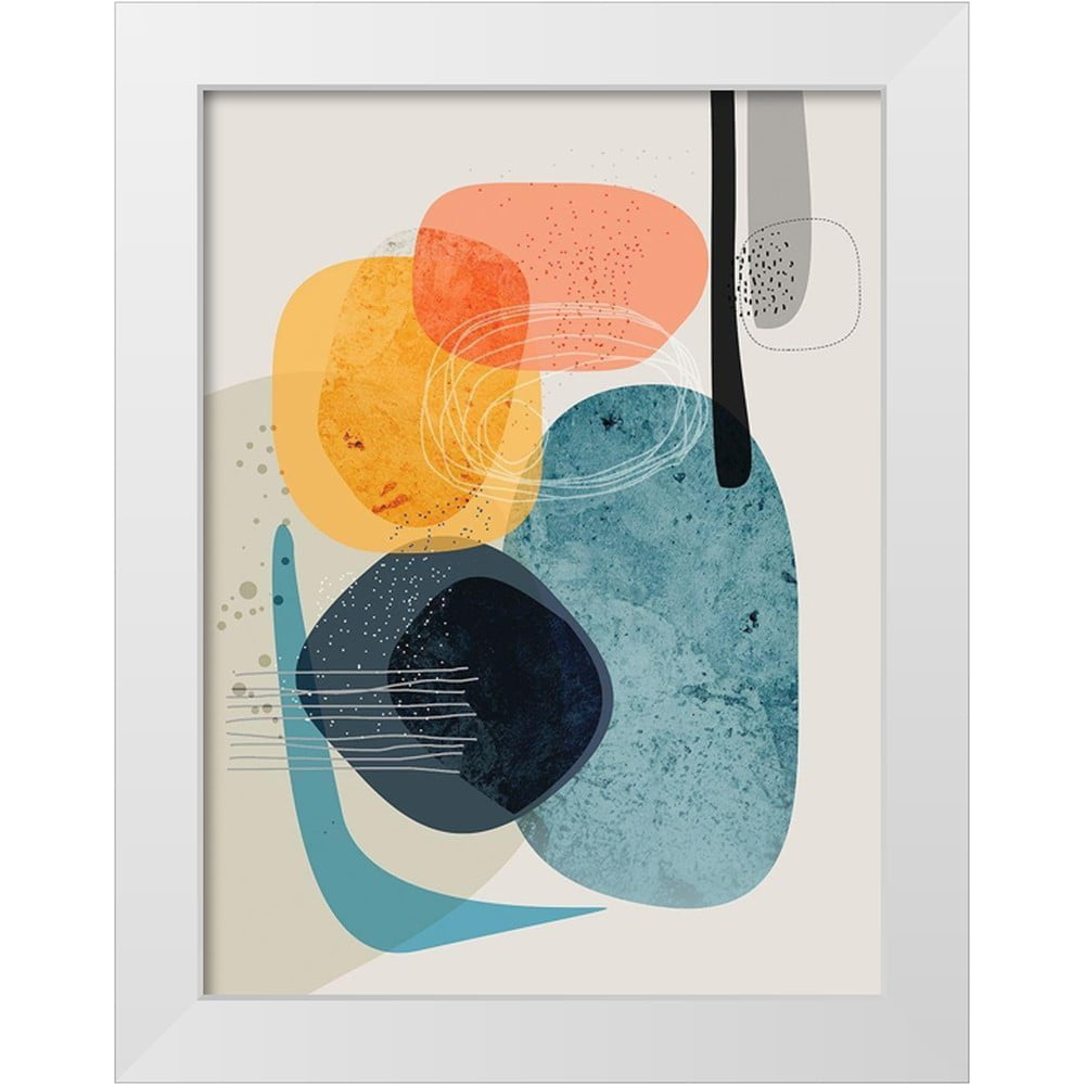 Banerjee, Ishita 15x18 White Modern Wood Framed Museum Art Print Titled ...