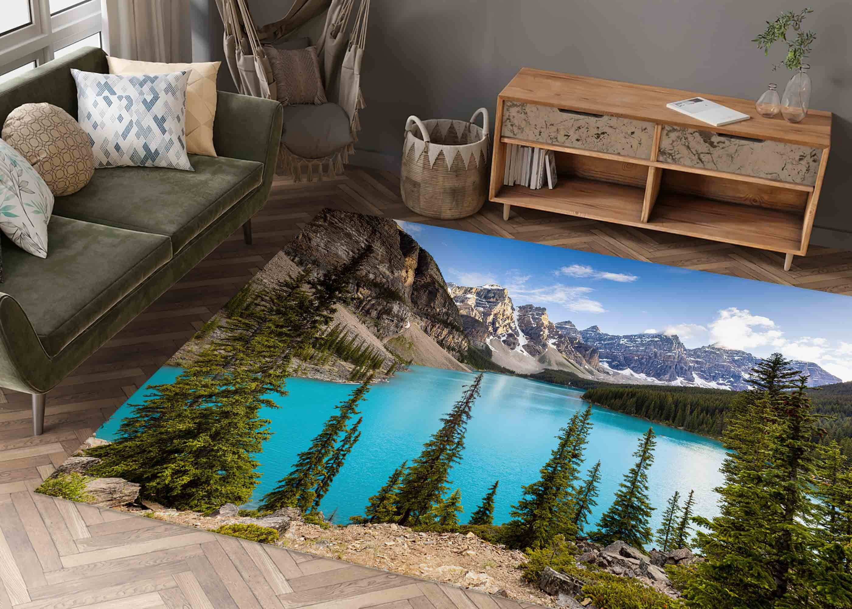 Banff Alberta Rugs, Thick Rugs, Cute Rug, View Rug, Moraine Lake Rug ...