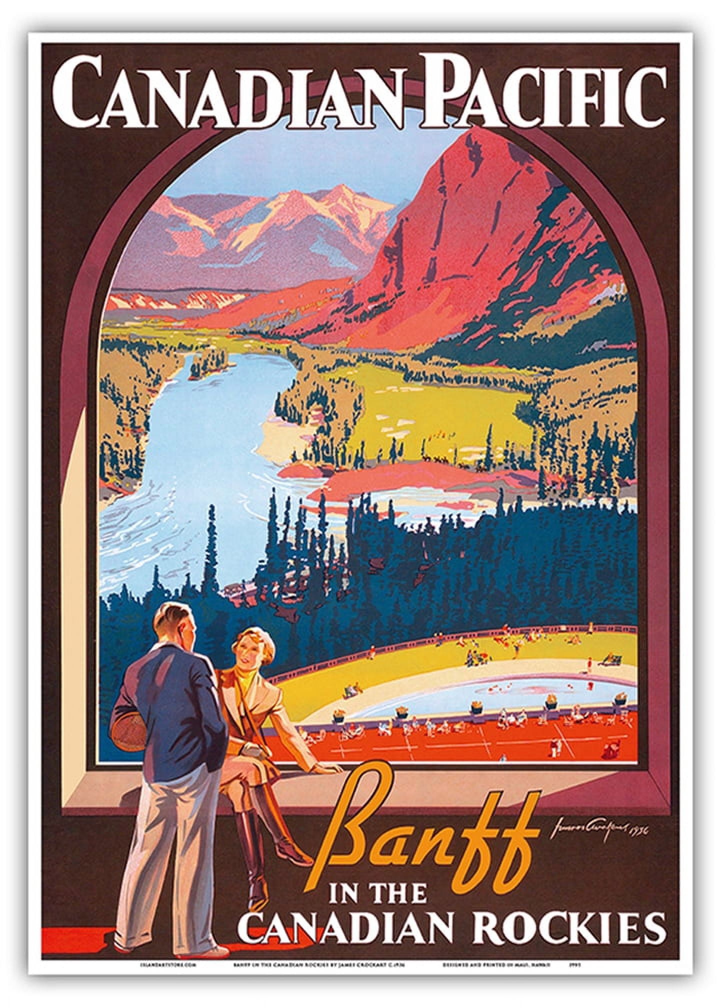 Banff in the Canadian Rockies - Lake Louise - Canadian Pacific Railway ...