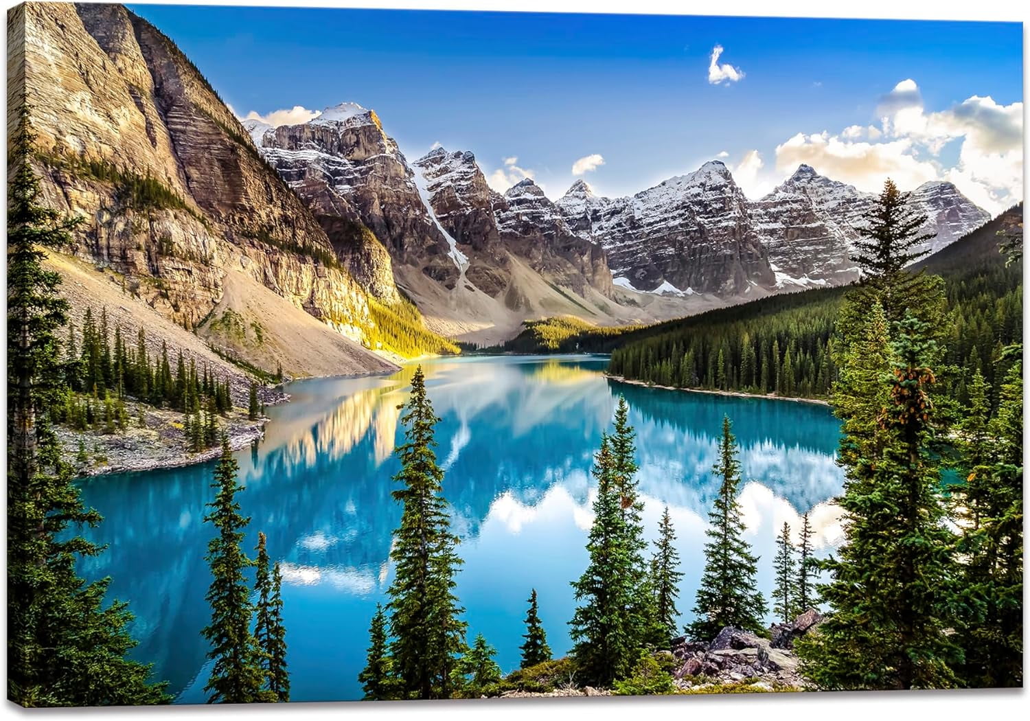 Banff Canvas Art Prints Moraine Lake Wall Art Colorado Mountain Artwork ...