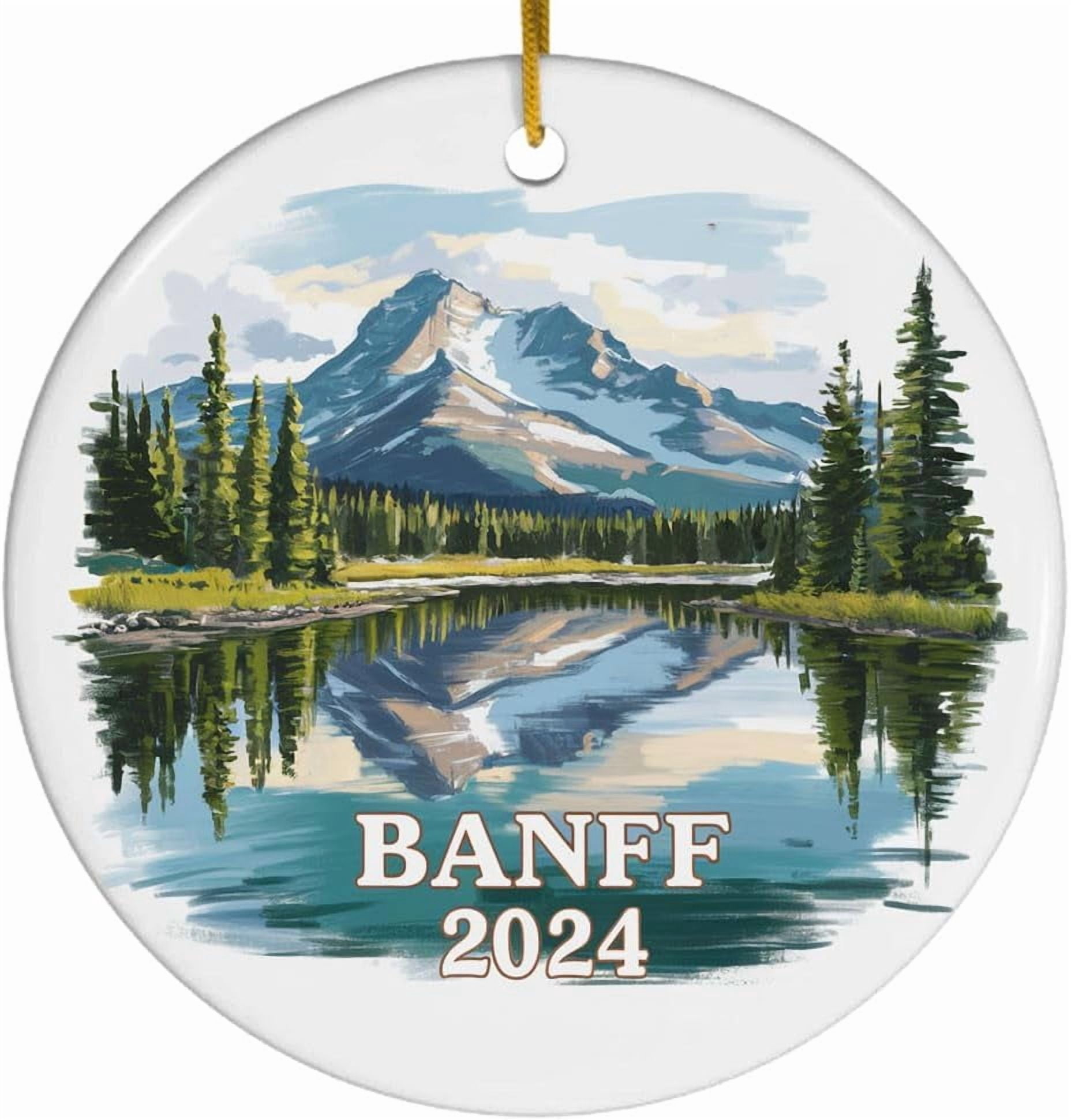 Banff Christmas Ornament, Banff Ornament, Christmas Ornaments, Banff ...