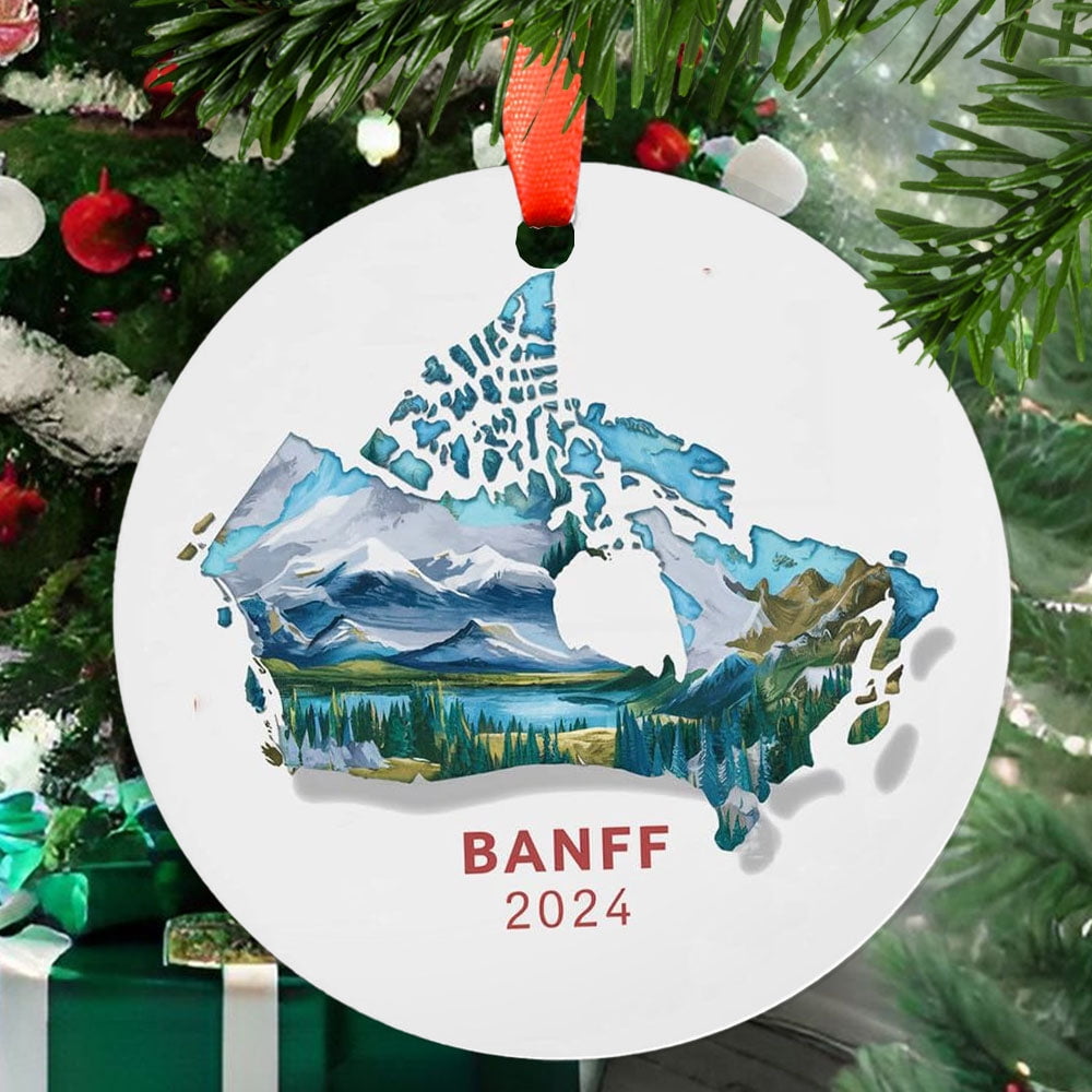 Banff Christmas Ornament, Christmas Decoration Gift, Special Keepsake ...