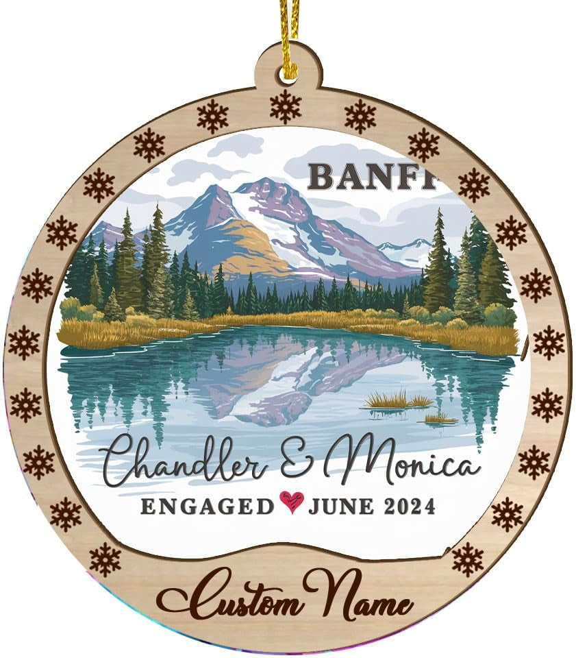 Banff Engagement Suncatcher, Banff Suncatcher, Christmas Stained Glass ...