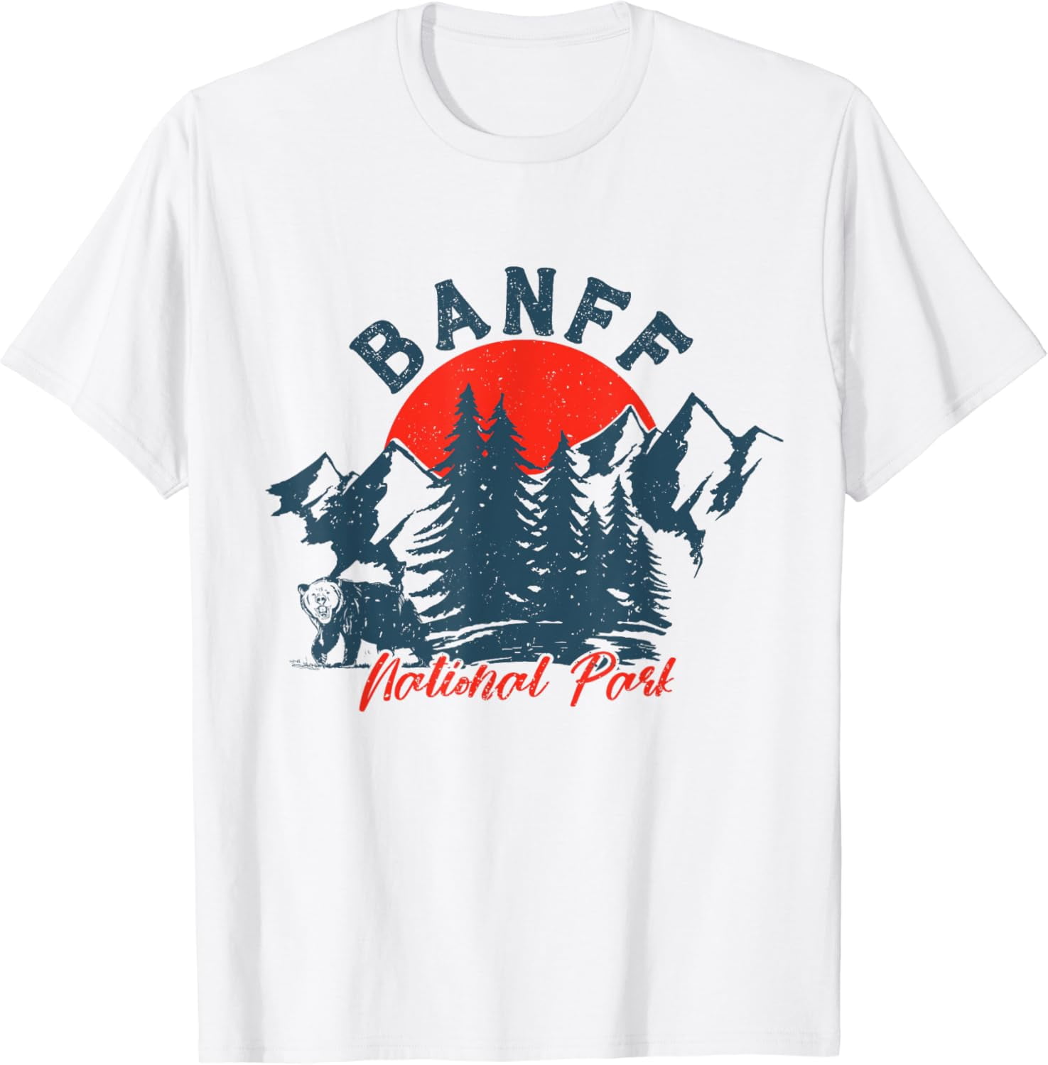 Banff National Park Alberta Lake Louise Glacial Souvenir T-Shirt ...