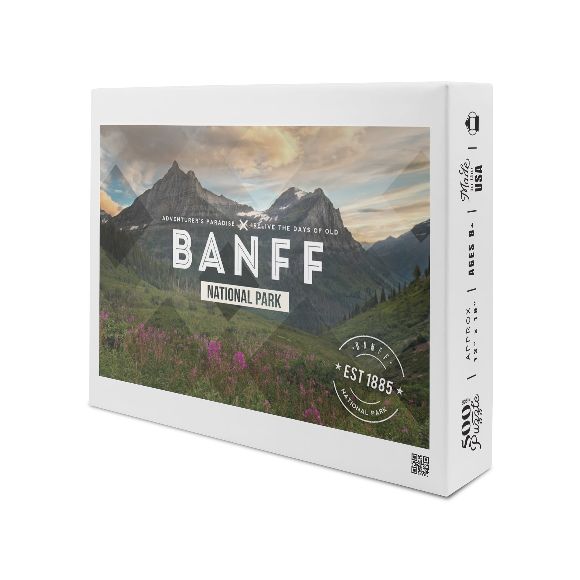 Banff National Park, Canada, Adventurer's Paradise, Rubber Stamp (19x27 ...