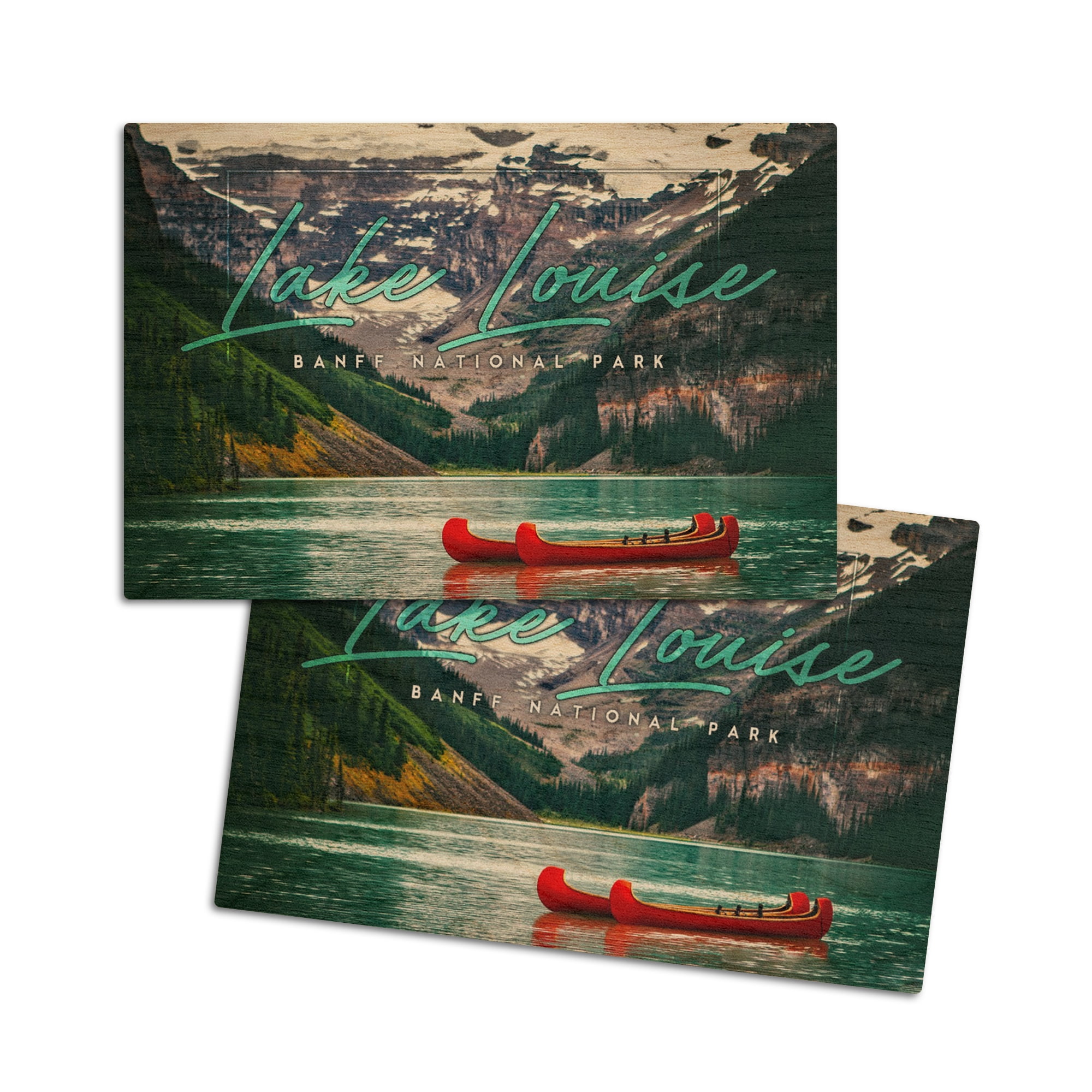 Banff National Park, Canada, Lake Louise, Big Type, Photography (4x6 ...