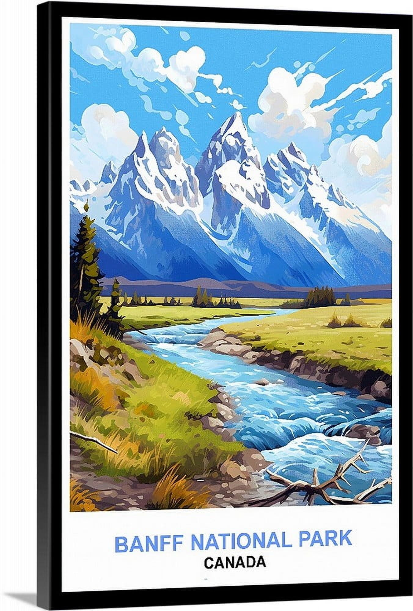 Banff National Park Canada Travel Poster 16 x 24 For State Parks ...