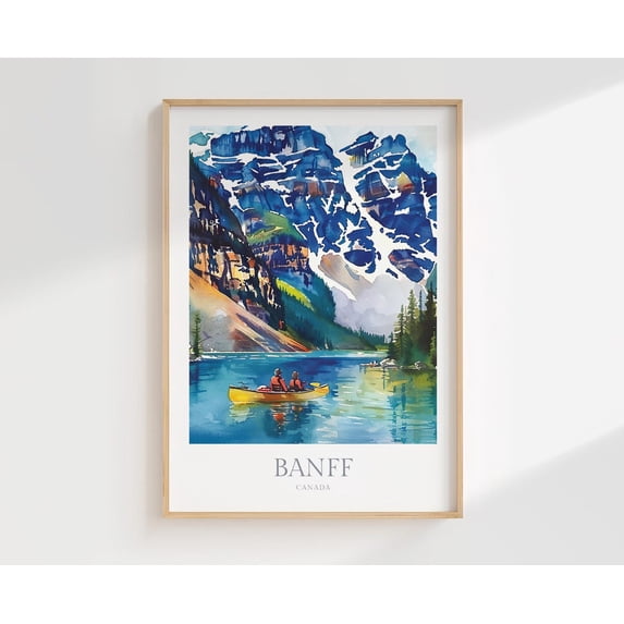 Banff National Park Canada Wall Art Poster Home Decor Poster, Unframed ...