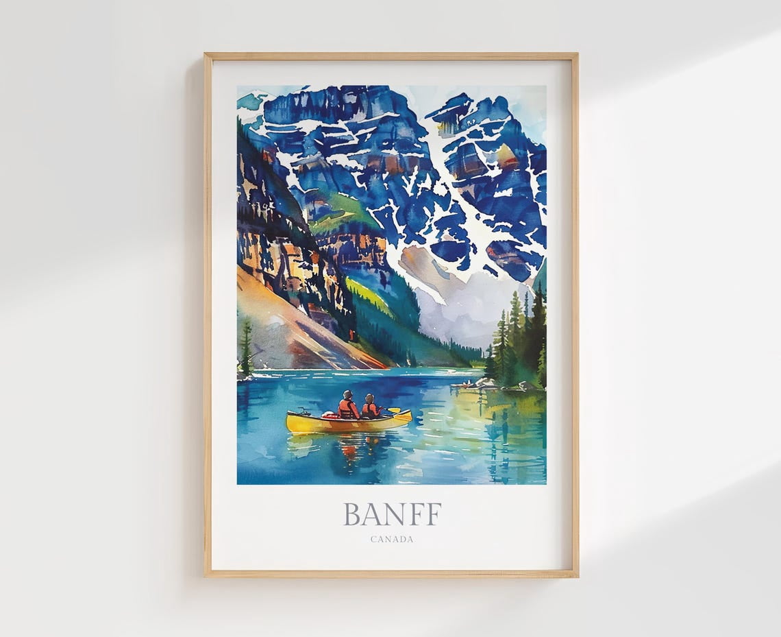 Banff National Park Canada Wall Art Poster Home Decor Poster, Unframed ...