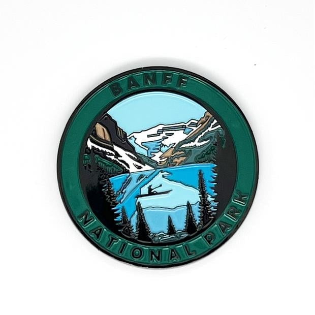 Banff National Park Collectible Magnet - Enamel Finish, 52mm - Walmart.com