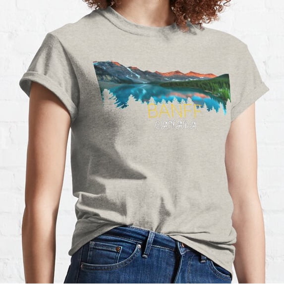 Banff National Park Design Classic T-shirt - Walmart.com