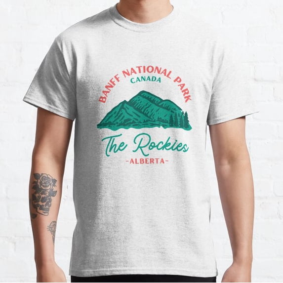 Banff National Park In The Rockies Alberta Classic T-shirt - Walmart.com