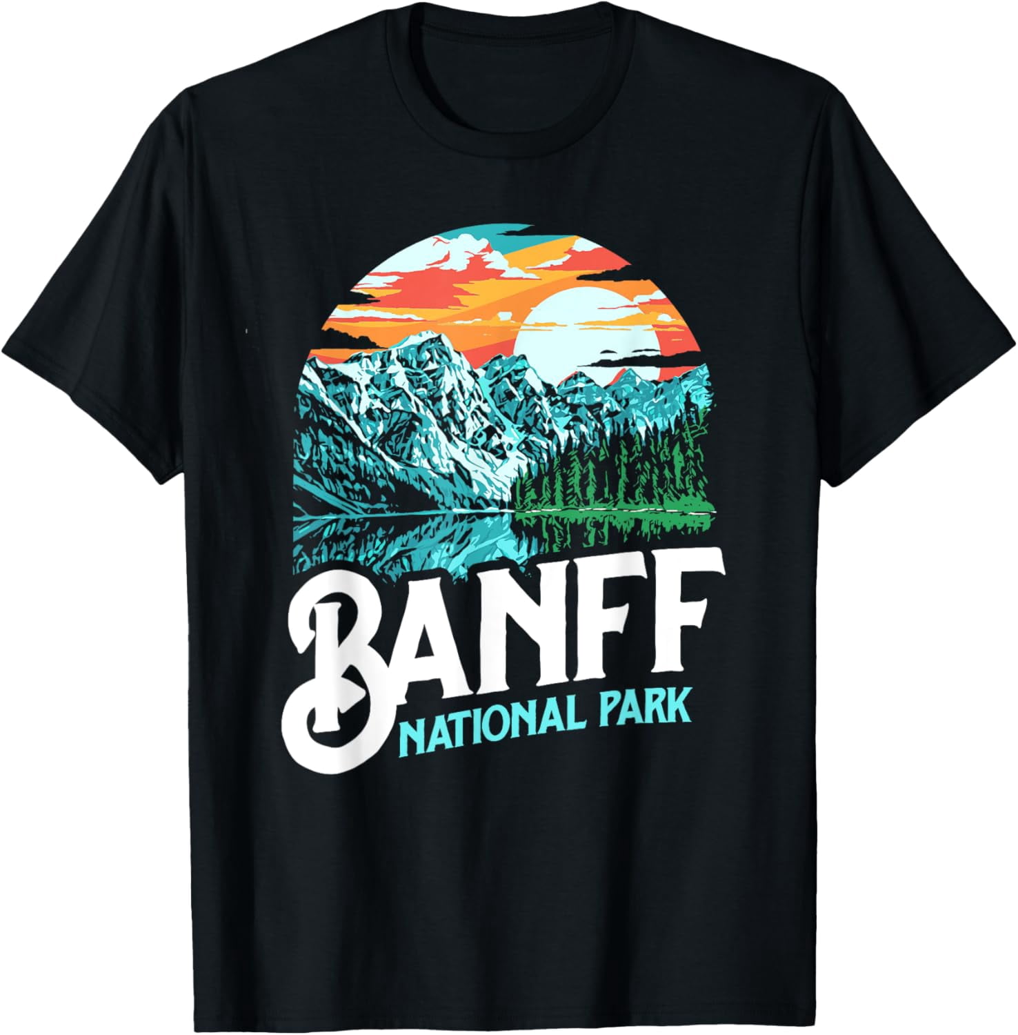 Banff National Park Lake Louise Canada Vintage Graphic T-Shirt ...