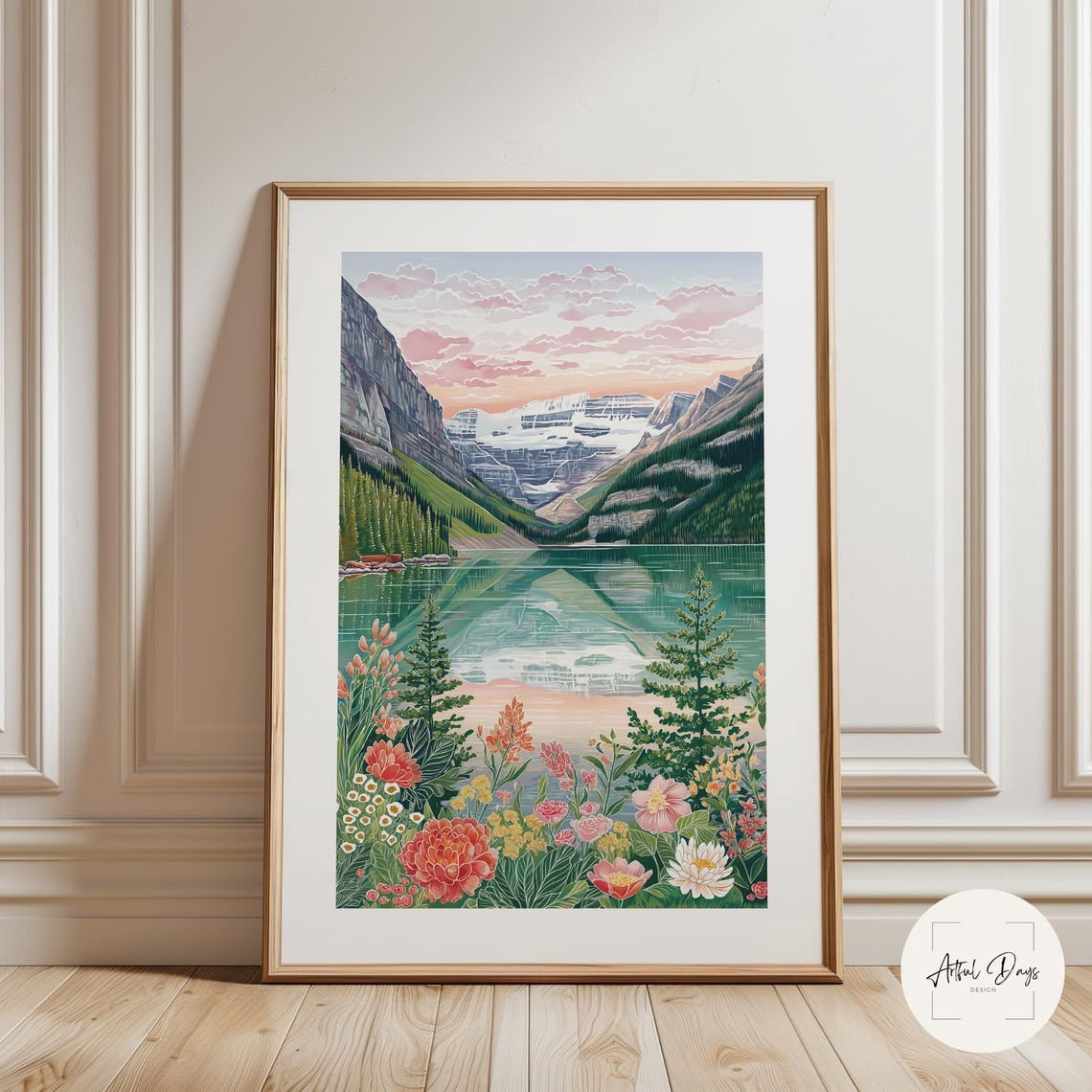 Banff National Park Lake Louise Mountain Canadian Rockies Landscape ...