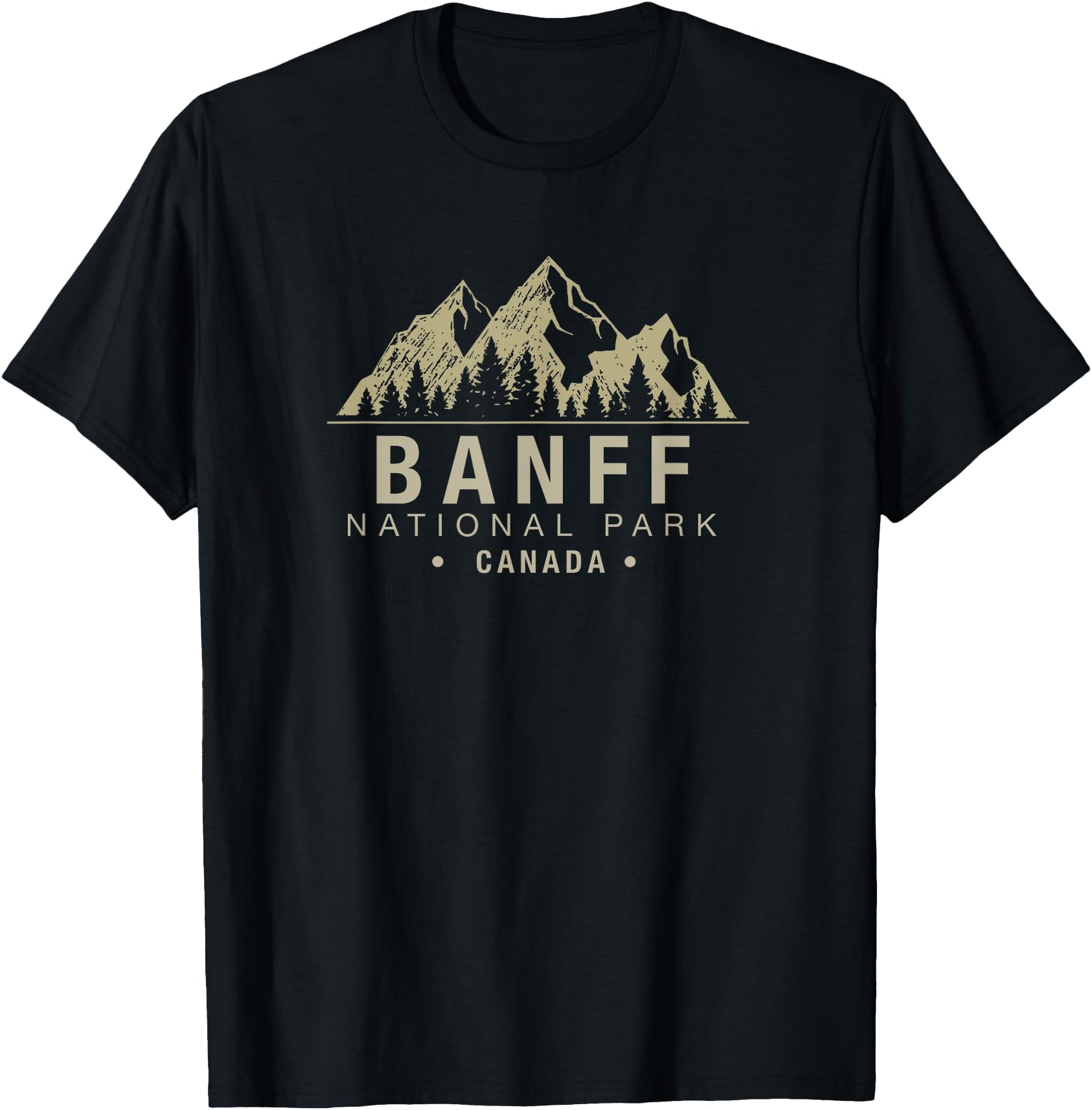 Banff National Park T-Shirt,Maroon Color,Size YL - Walmart.com