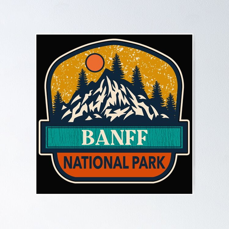 Banff National Park UNFRAMED Poster, 12x18 - Walmart.com