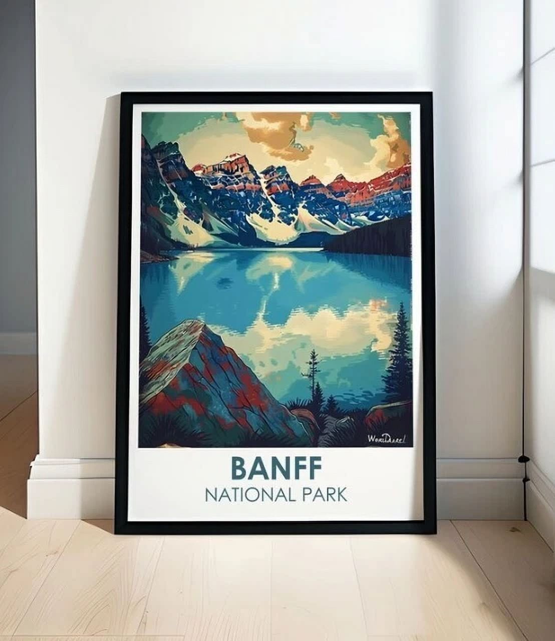 Banff National Park Vintage Print - A Treasure Trove Of Natural ...