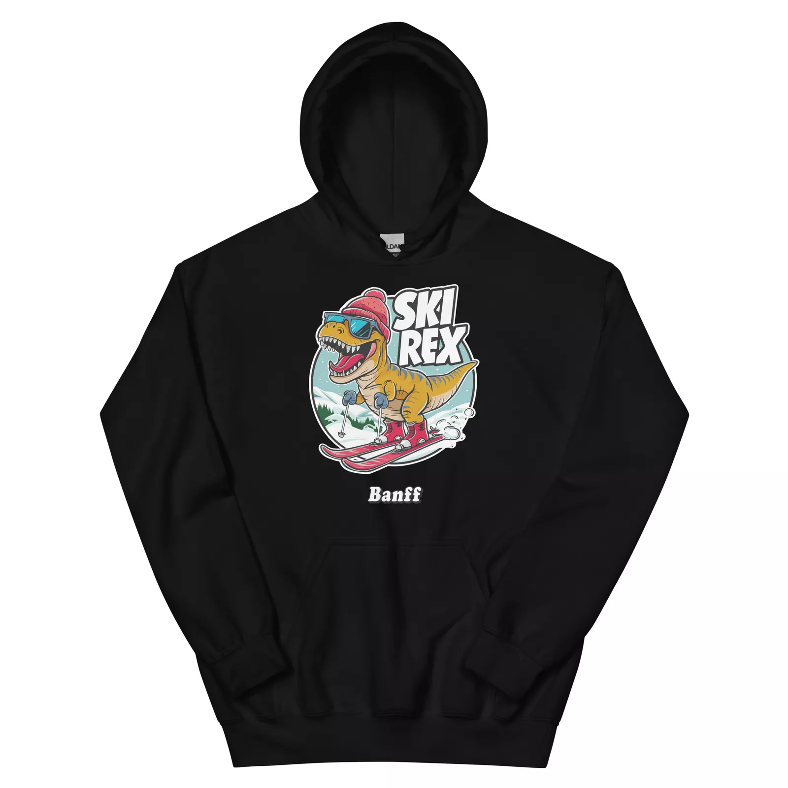 Banff Ski Rex Skiing T-Rex Dinosaur Shirt Dino Skier Hoodie , Trending ...