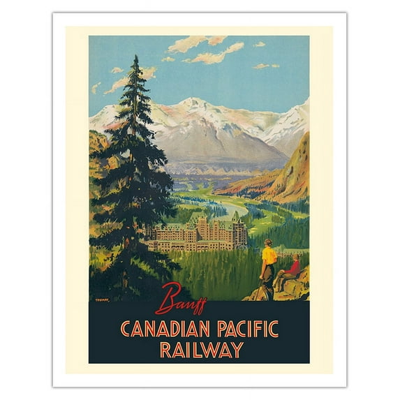 Banff Springs Hotel - Canadian Rockies - Canadian Pacific Railway ...