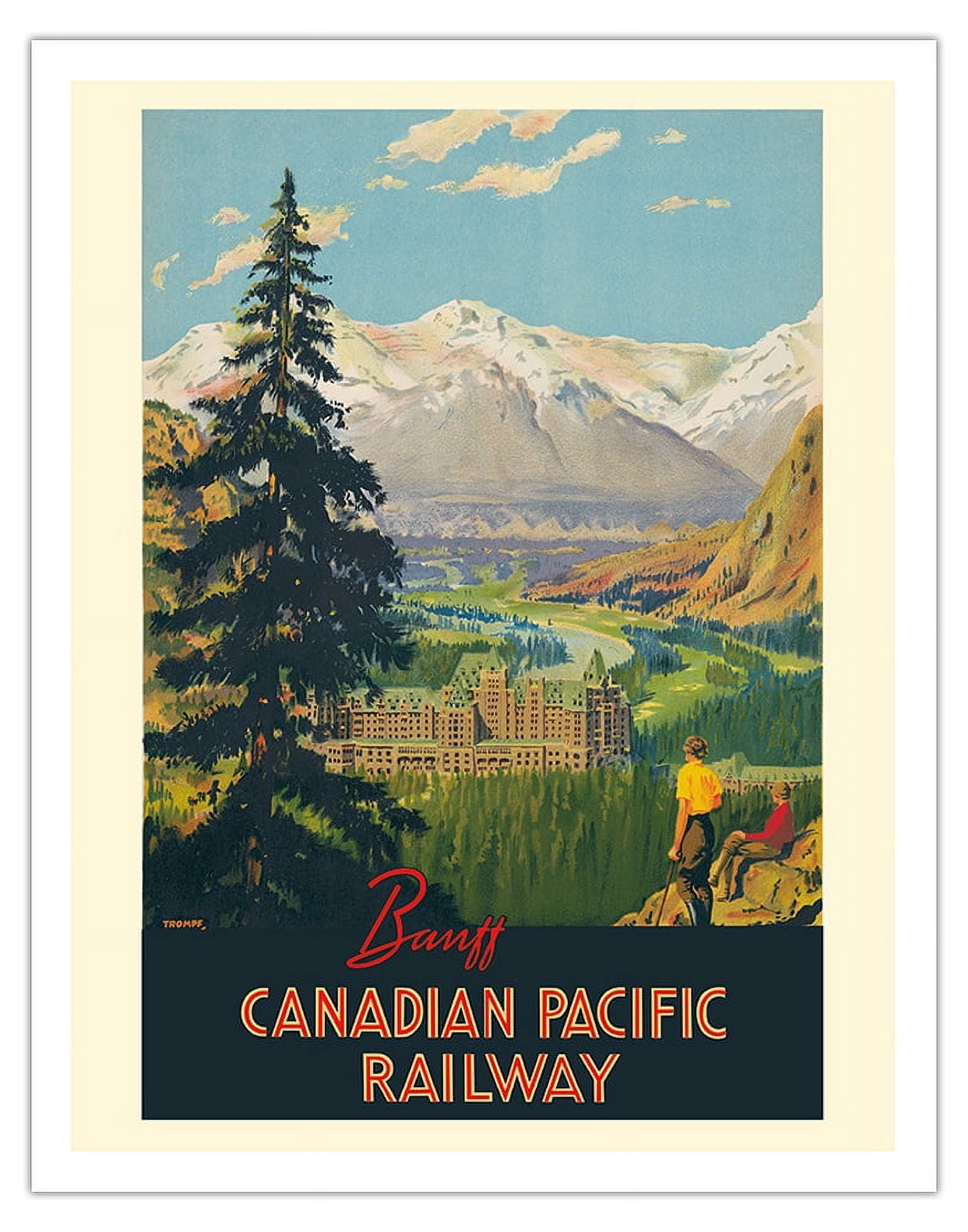 Banff Springs Hotel - Canadian Rockies - Canadian Pacific Railway ...