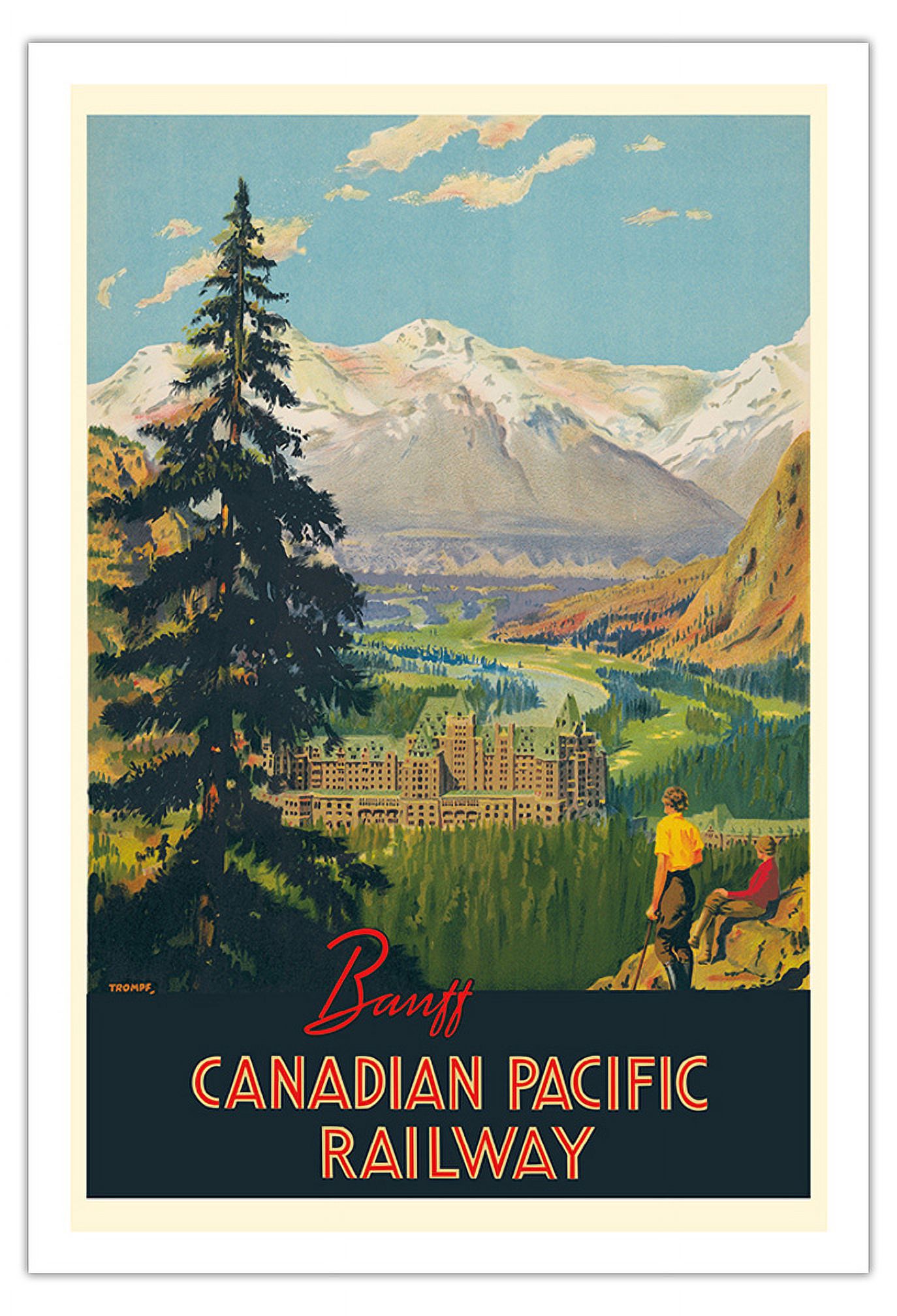 Banff Springs Hotel - Canadian Rockies - Canadian Pacific Railway ...