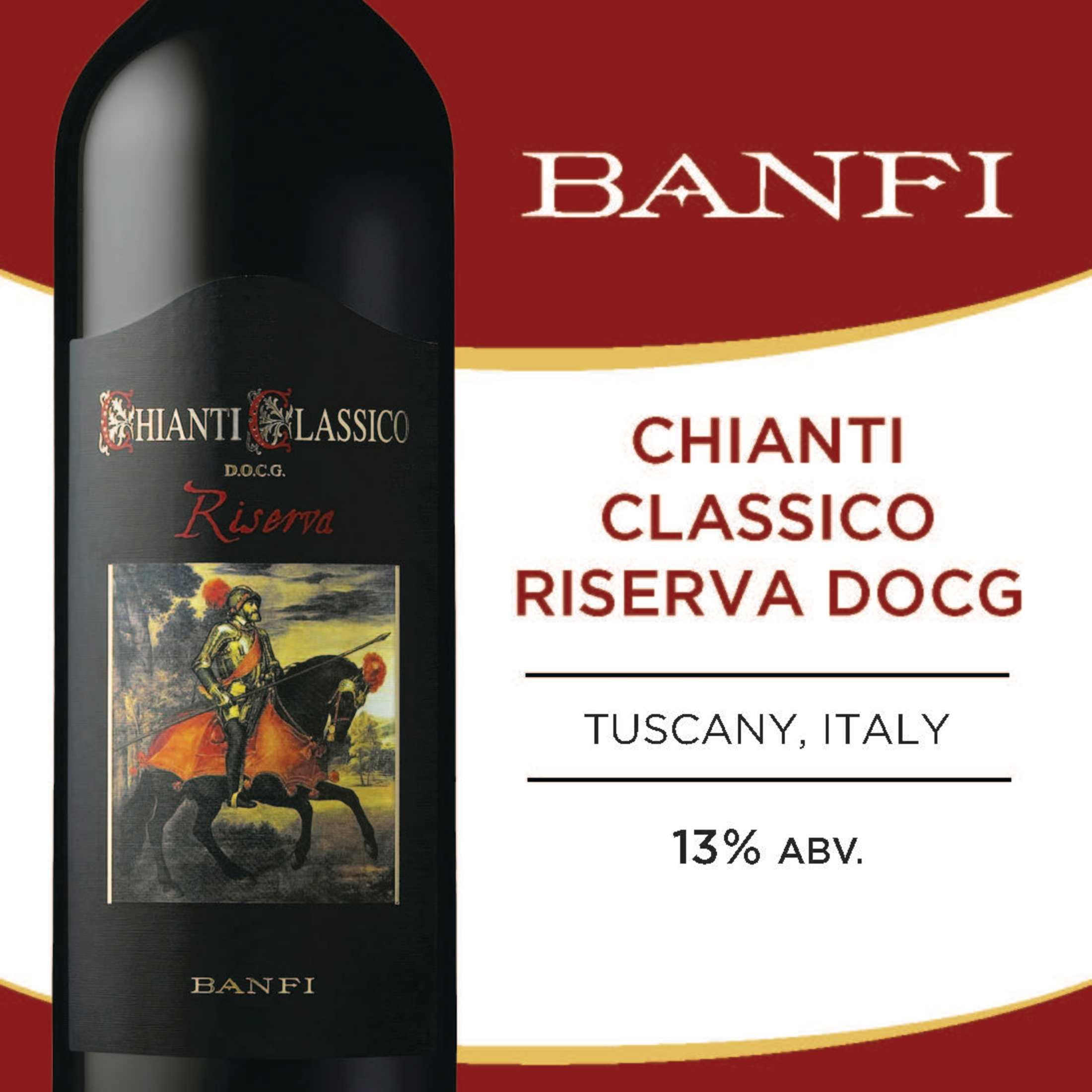 Banfi Riserva Sangiovese Red Wine Italy, 750 ml Bottle, 13% ABV ...