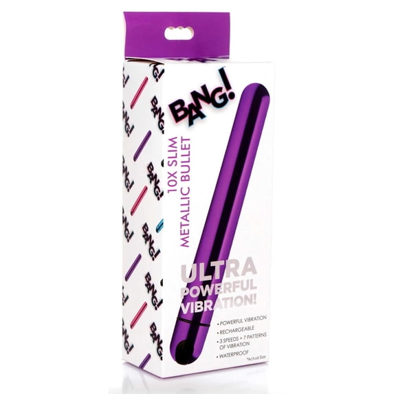 Bang! 10x Slim Metallic Bullet Purple - Walmart.com