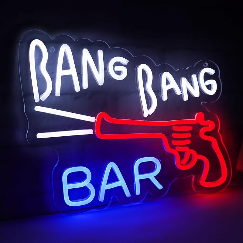 Bang Bang Bar neon signs for wall decor neon lights for bedroom led ...