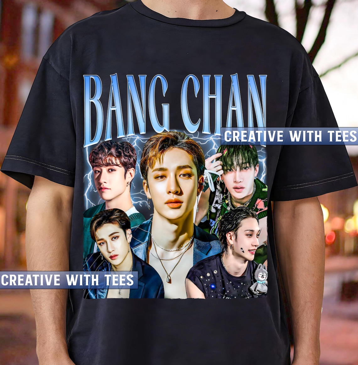 Bang Chan Stray Kids T-Shirt for STAYs – Kpop Leader Fan Tee with ...