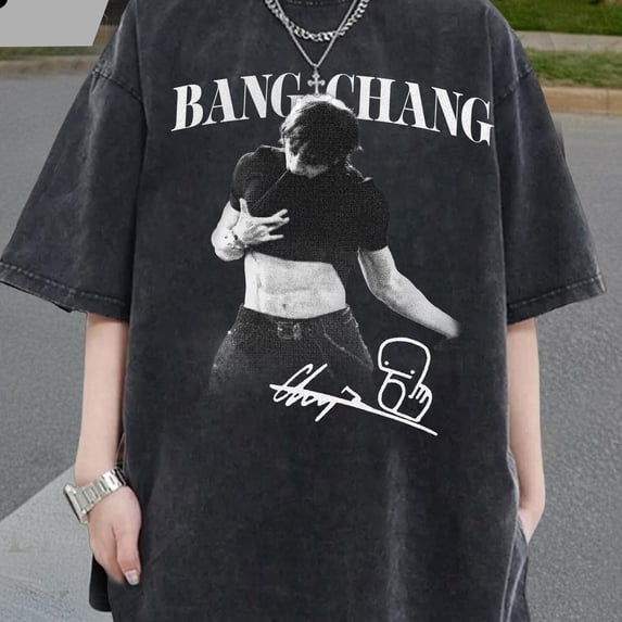 Bang Chan Stray Retro Comfort Colors Unisex Tee - Vintage Black ...