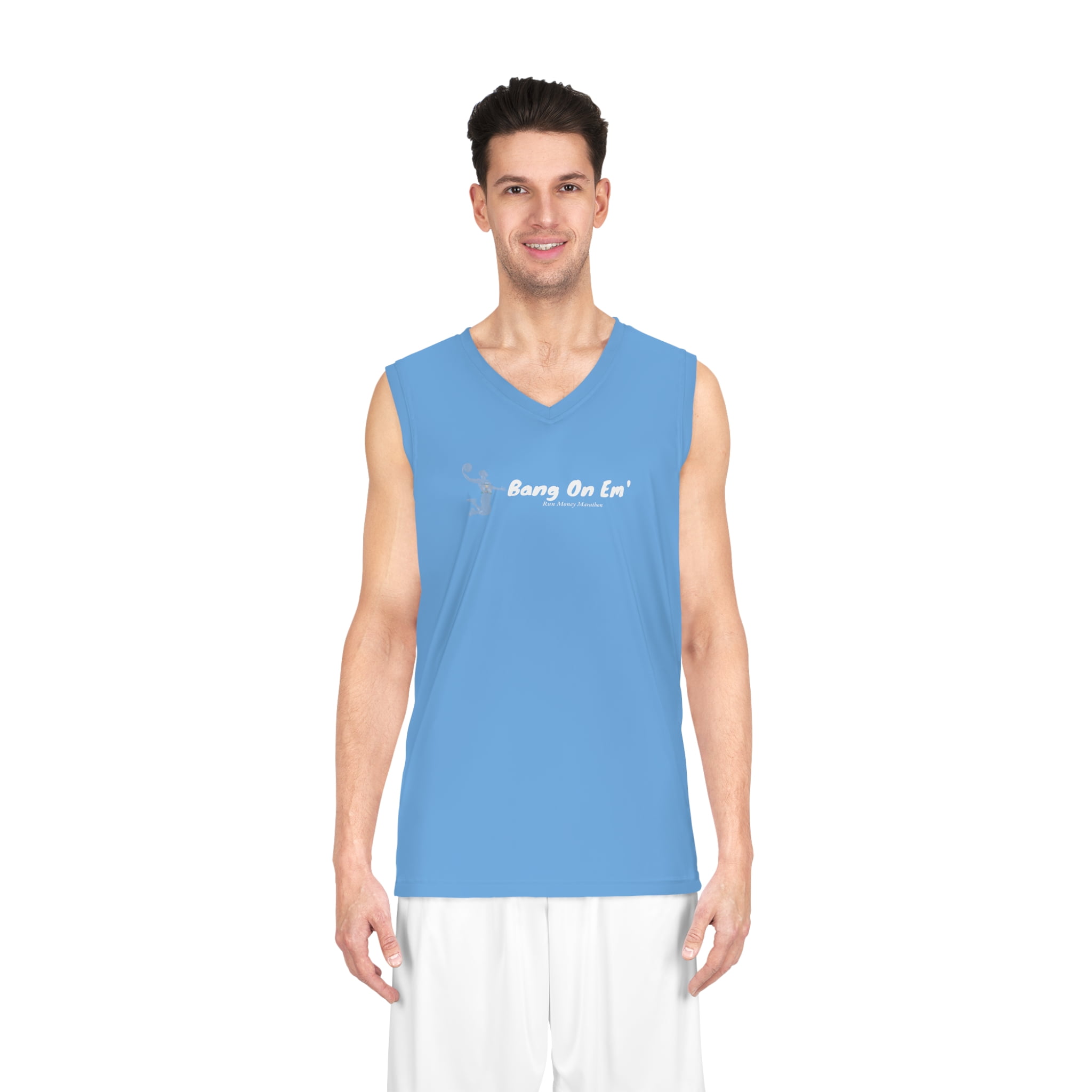 Bang On Em Sky Blue Basketball Jersey - Walmart.com