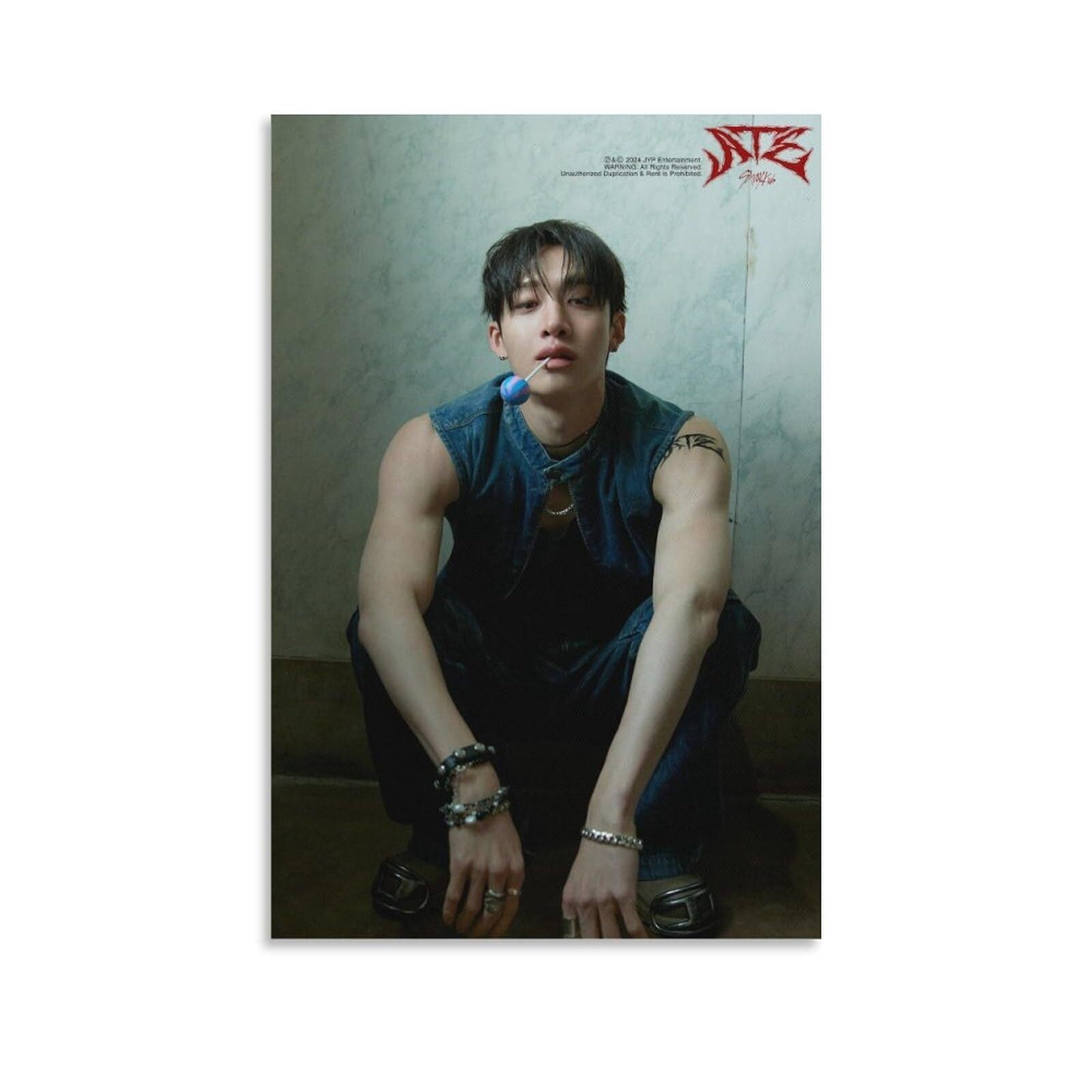 BangChan Stray Kids ATE MUSIC ARTIST IDOLS Poster And Wall Art Picture ...
