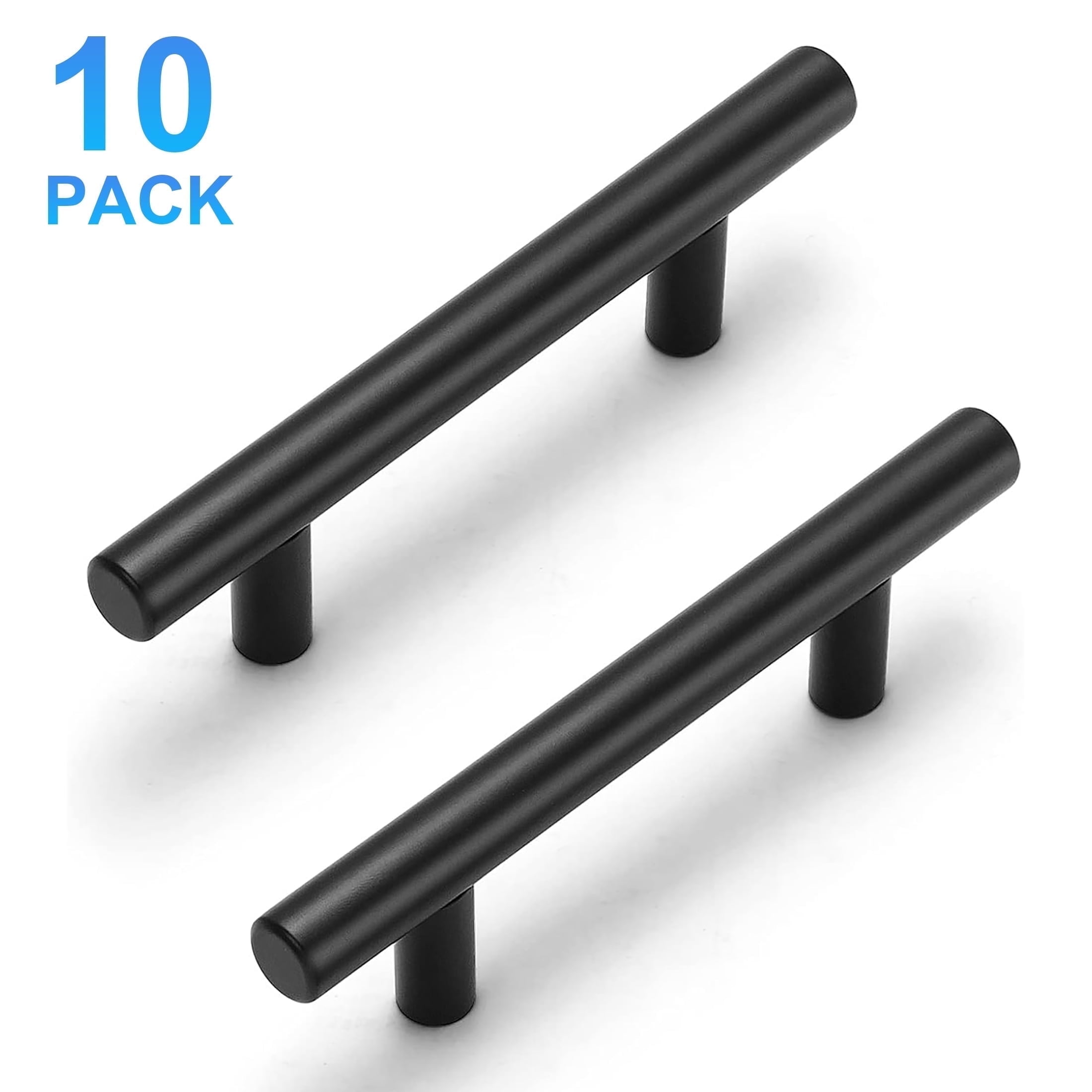 BangShou 10 Pcs 5 inch Cabinet Handle, Stainless Steel 3 inch Medium ...