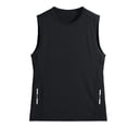 BangWanChi Big & Tall Men Tank Tops Fashion Casual Solid Color Close ...