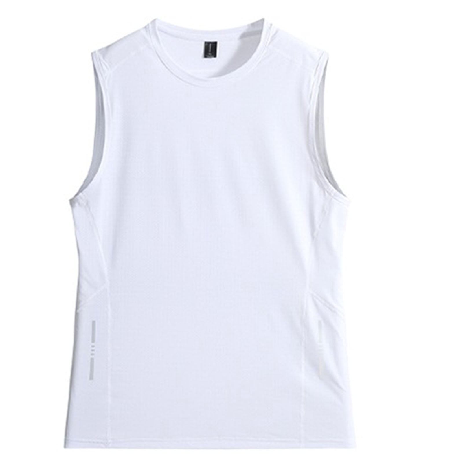 BangWanChi Big & Tall Men Tank Tops Fashion Casual Solid Color Close ...