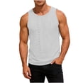 BangWanChi Men's Summer Shirts Men Round Neck Tank Tops Sleeveless ...